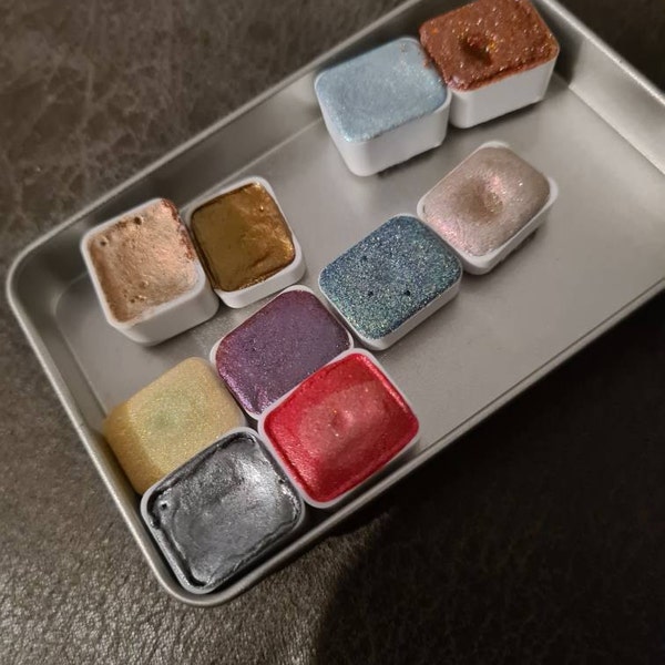 Celestial Series quarter Pan Chameleon Watercolour Paint Artist Palette ...