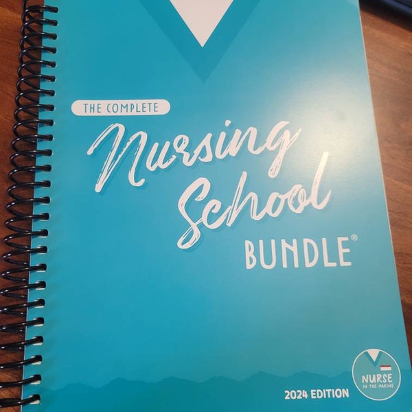 The Complete Nursing School Bundle® 2025 Edition Spiral Bound - Etsy