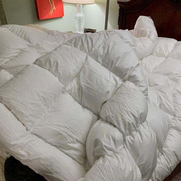 750 Fill Power 90% Hungarian Goose Down Sandwich Pillow - Etsy