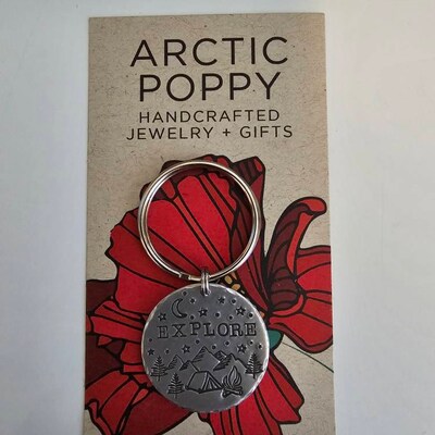 Katmai National Park Brown Bear Keychain, Brooks Falls Bear Key Ring ...