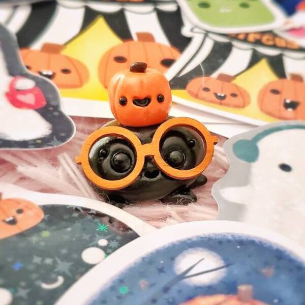 Bubble Cats/miniature Cats/cat Desk Buddies/cute Trinkets/cat Lover ...