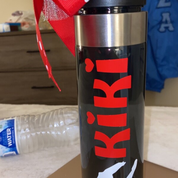 Personalized Cheer Bottle - Cheerleader - Cheer Water Bottle - Cheer ...