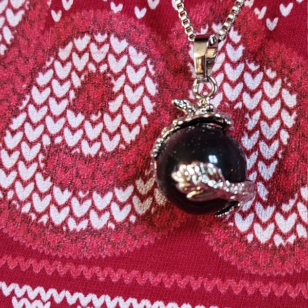 Mythical Purple Agate Dragon Necklace - Hypoallergenic Purple Gemstone ...