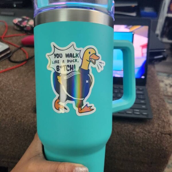 RM Rpwp Sticker, You Walk Like a Duck Btch, Groin Vinyl Stickers ...