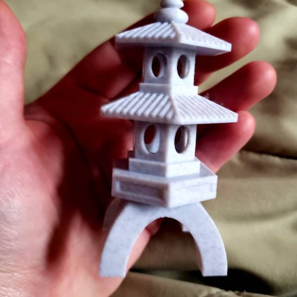 Miniature Two-tier Pagoda - Etsy