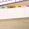 Weekly Keyboard Planner Pad Desk Planner | Weekly Notepad | Todo List ...