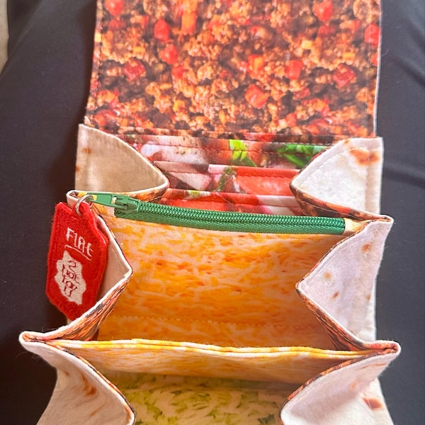 The Snack Sized Burrito Wallet! - Etsy
