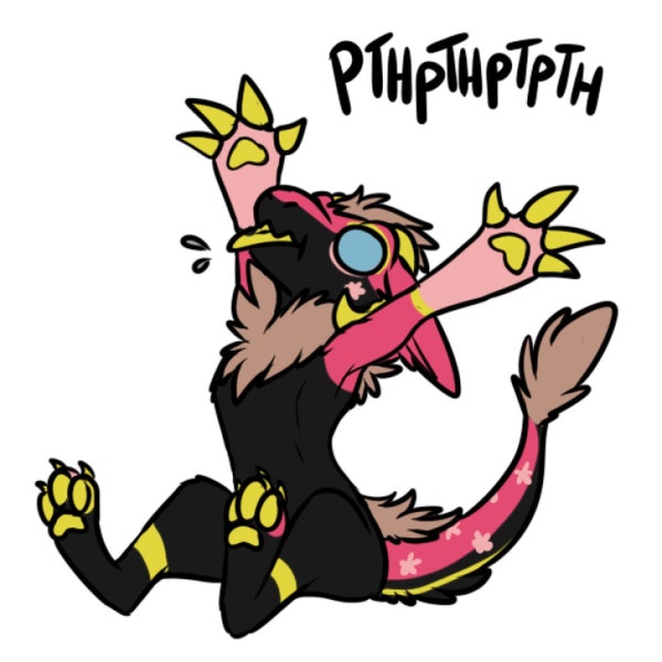 READ DISCLAIMER Character Digital Art Wickerbeast Stickers Base ...