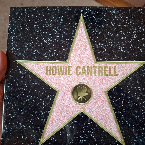 Personalised Hollywood Walk of Fame Tile – Custom Name Star Ceramic ...
