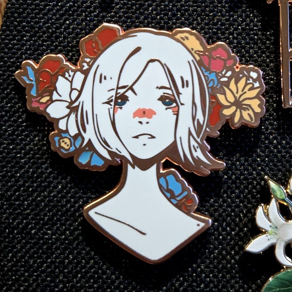 Original | Mateo (blue) Enamel Pin | June 2023 Patreon Exclusive - Etsy