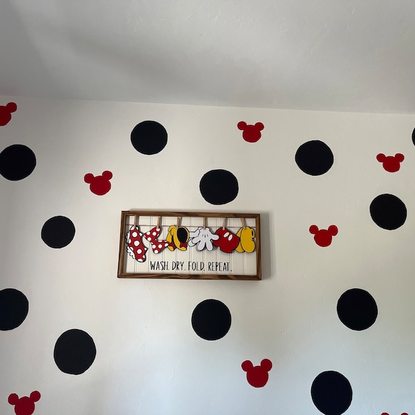 Mickey Laundry Sign | Disney Laundry Sign| Custom Disney Laundry Sign ...