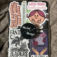Little Miss Kindle Reader Sticker, Kindle Lover, Kindle Stickers ...
