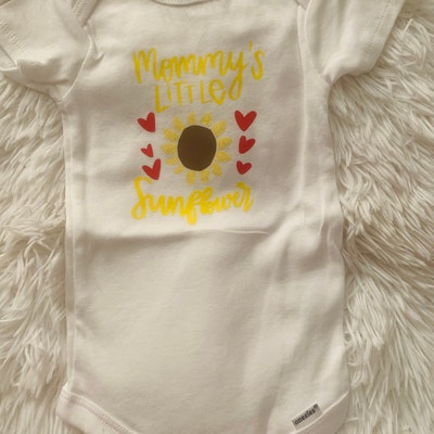 Mommy's Little Sunflower SVG, Little Girl Shirt Svg, Nursery, Sunflower ...