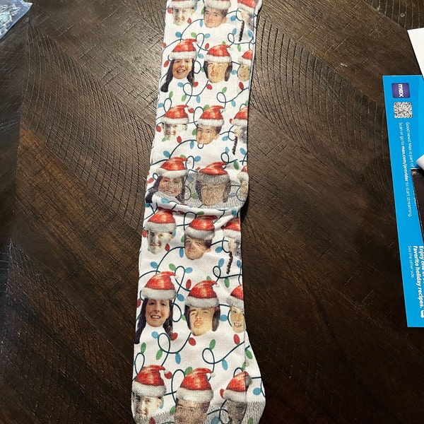 Custom Christmas Face Socks, Custom Photo Sock, Custom Christmas Sock ...