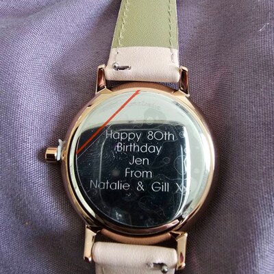 Men's Personalized Watch Handwriting Gift, Anniversary Gift for Him ...