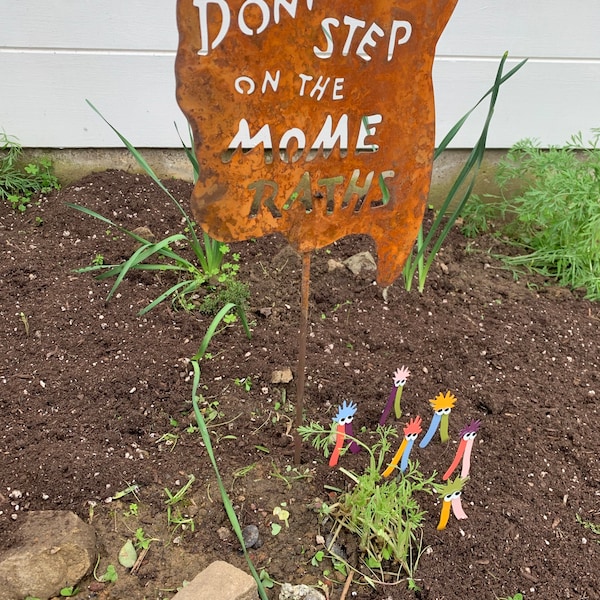 Don't Step on the Mome Raths Yard and Garden Stick Sign Alice in ...