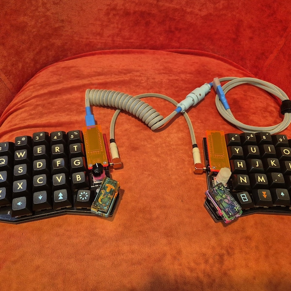 Cerakoted CNC Split Keyboard Cable W/connector - Etsy