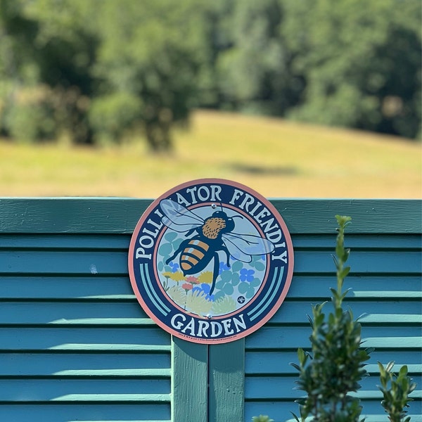 Bee Pollinator Friendly - Garden Sign - Etsy