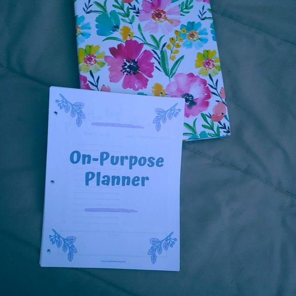 On-purpose Printable Planner Bundle; Life Planner; Planner Inserts ...