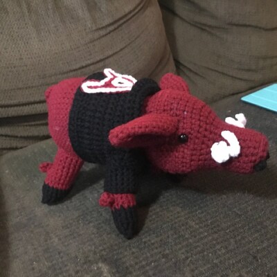 Arkansas Razorbacks Wild Boar Crochet Pattern - Etsy