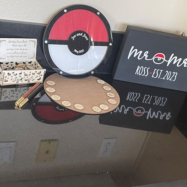 Black Ball Guest Book Alternative, Ball Wedding Guest Book Idea, Ball ...