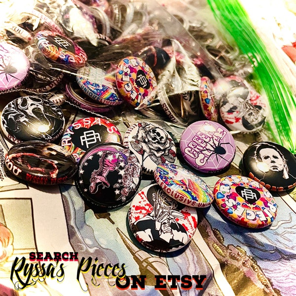 100 1 Inch Full Color Custom Buttons. We Can Make ANY Size Quantity in ...