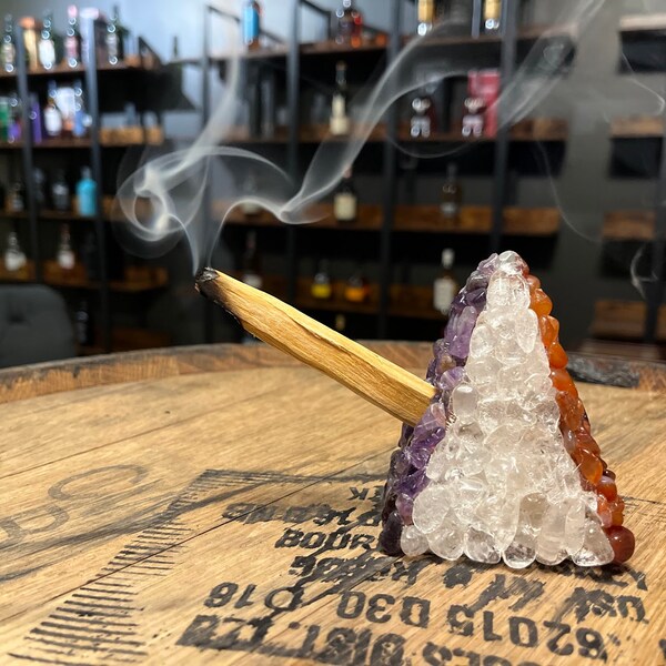 Amethyst Incense Holder With 3 Incense Sticks! Gifts for Her / Gems ...