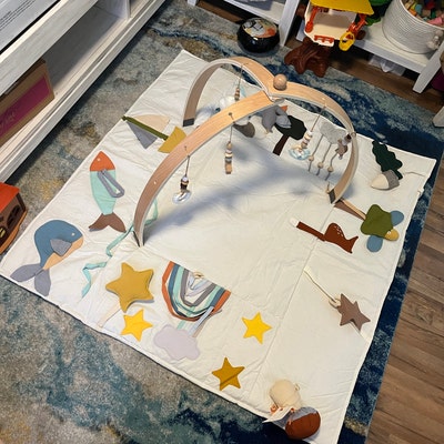 Baby Soft Sensory Blanket ,baby Activity Toy for Fine Motor Skills ...