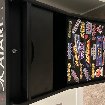 3-pack Arcade Marquee Vinyl Stickers P to Z 9.25 X 2.5 - Etsy