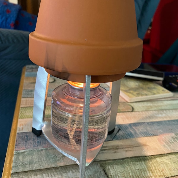 6 Inch Flower Pot Heater. Ready to Place One or More Candles Under It ...