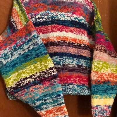 Hand Knitting Pattern the Jupiter Jumper - Etsy