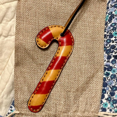 Star Leather Christmas Tree Ornament Holiday Handmade Unique - Etsy