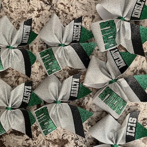 Custom Cheer Bow in Your Team Colors, Great Gameday Cheer Bow ...