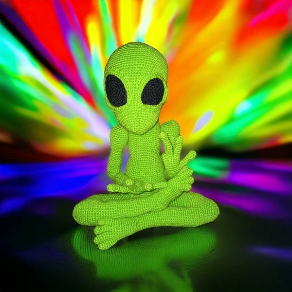 Alien Crochet Amigurumi Pattern DIGITAL Download PDF by Crafty ...