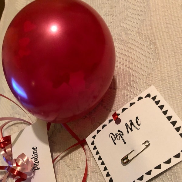 Balloon Pop Box – Message in a Balloon – Ask Bridesmaid/maid of Honor ...
