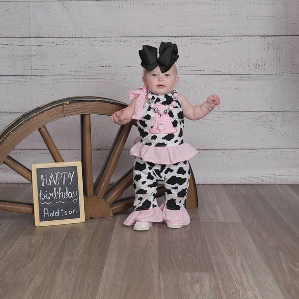 Girl Barnyard Birthday Dress / Barnyard Smash Cake Outfit / Barnyard ...