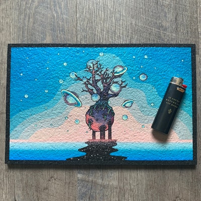 Dark Space/ Light Space Dab Mat - Etsy
