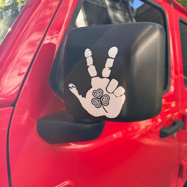 Custom Wave Decals- Set of 2 Fits Jeep Wrangler| Peace Wave | JK, JL ...