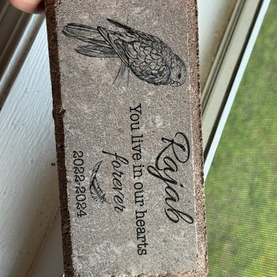 Personalized Family Name Stone. 8x4 Stone Brick. Family. Love. Marriage ...