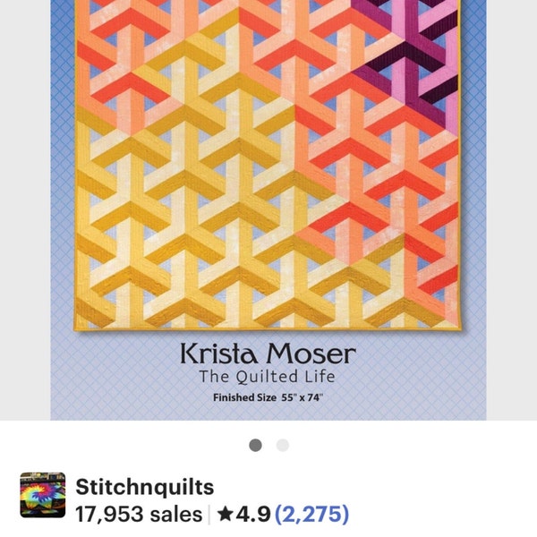 Entangled Sky, Quilt Pattern by Krista Moser of the Quilted Life ...