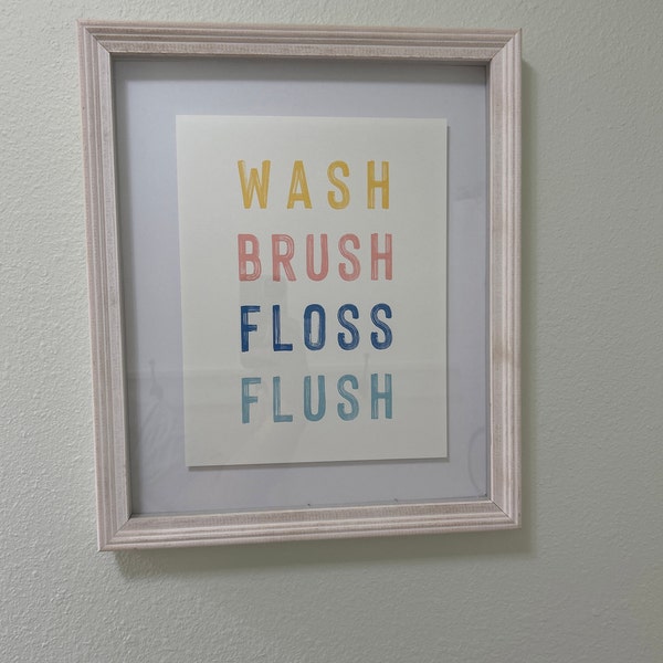 Personalized Kids Bathroom Sign for Kids Bath, Kids Bathroom Wall Decor ...