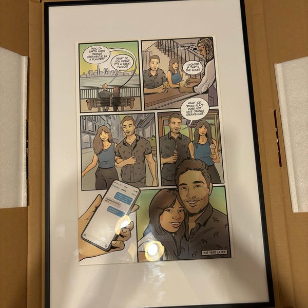 Personalized Custom Comic Strip Wall Art Poster - Etsy