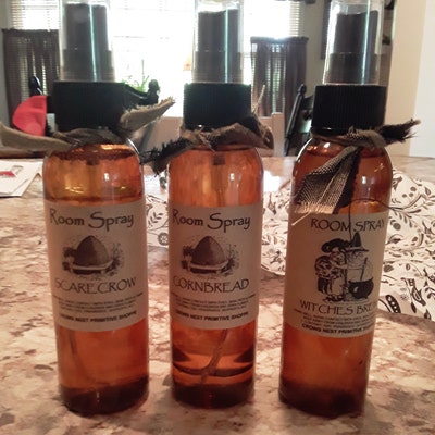 Primitive Scented Room Spray 4oz or 8oz Your Choice of Fragrance Scent ...