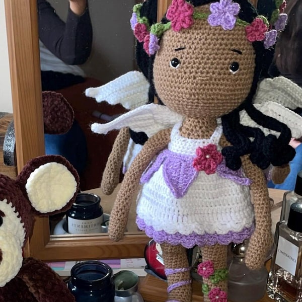 Fairy Girl Lila English Pattern - Etsy