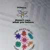 Science Sticker Bacteria Lab Vinyl Ticker Virus Science Funny Stickers ...