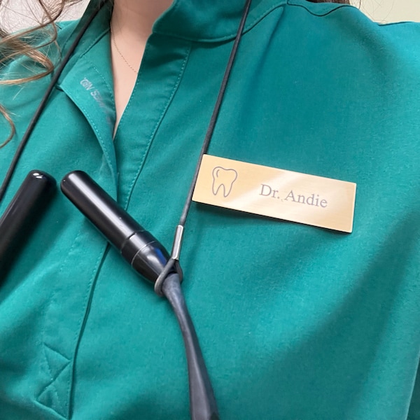 DENTAL Name Tag Dentist Dental Assistant Dental Hygienist RDH Name ...