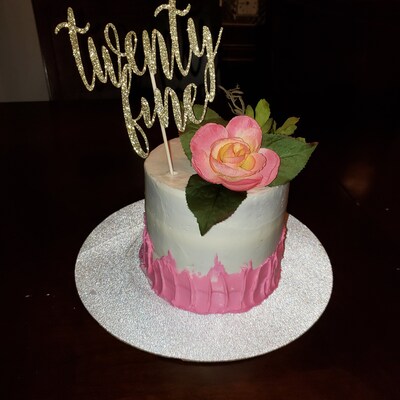 Twenty Fine Cake Topper/ 29th Birthday/ 25th Birthday - Etsy