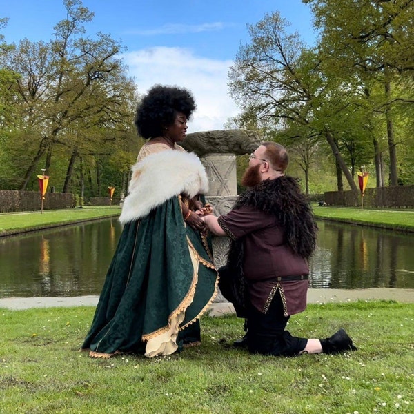 Dark Fantasy Dress With Corset, Vampire Gown, Gothic Wedding Dress ...