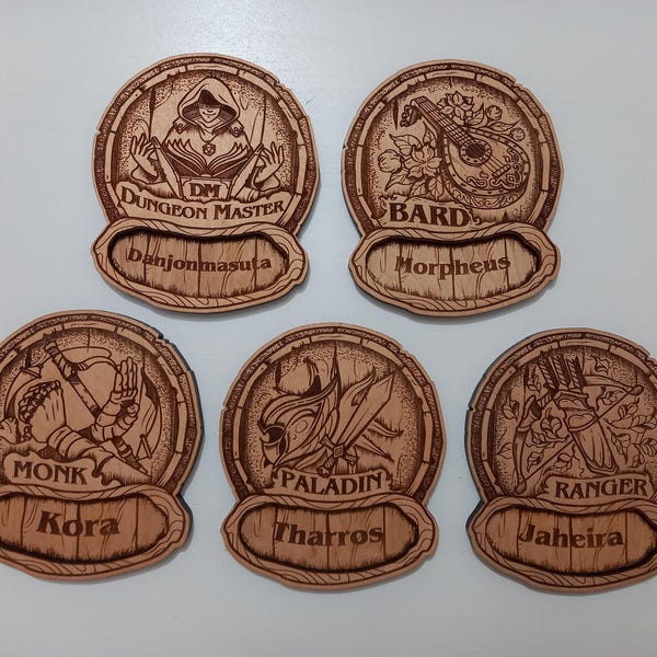 Dungeon Master Screen Wooden RPG Screen Gift Dnd Gift Table Top Games ...