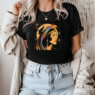 Bella Canvas 3001 True Royal Mockup, Blue T-shirt Mockup BC3001 Blue ...